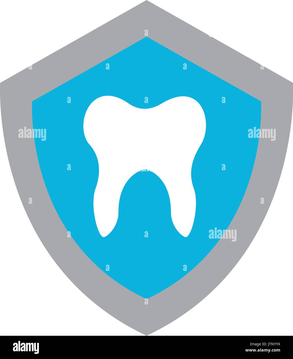 shield with human tooth isolated icon Stock Vector Image & Art - Alamy