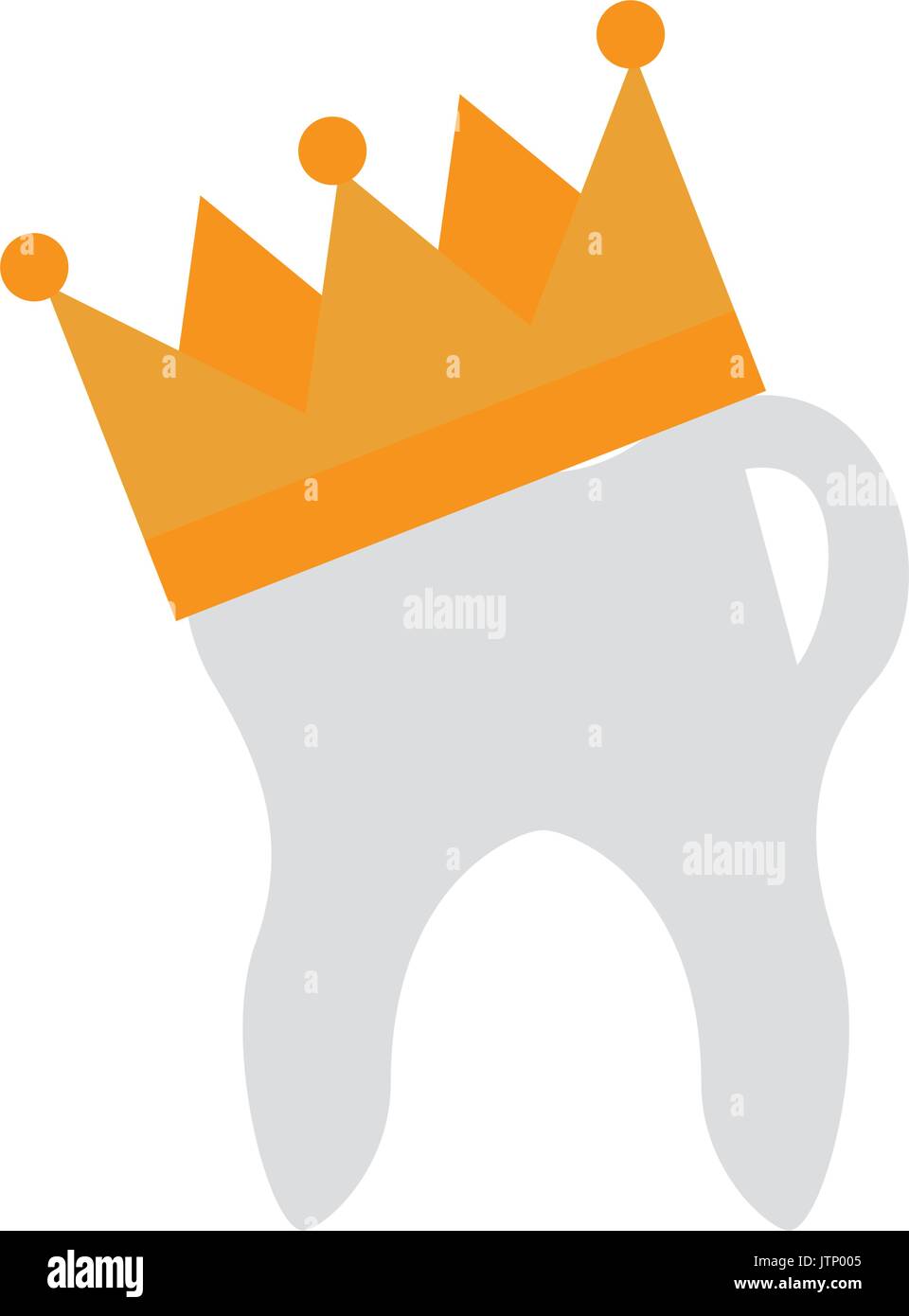 Human tooth with crown Stock Vector Image & Art - Alamy
