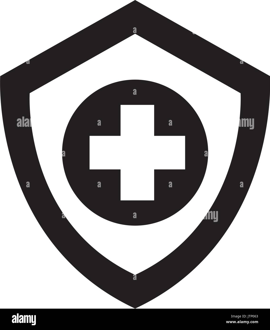 shield guard with cross Stock Vector Image & Art - Alamy