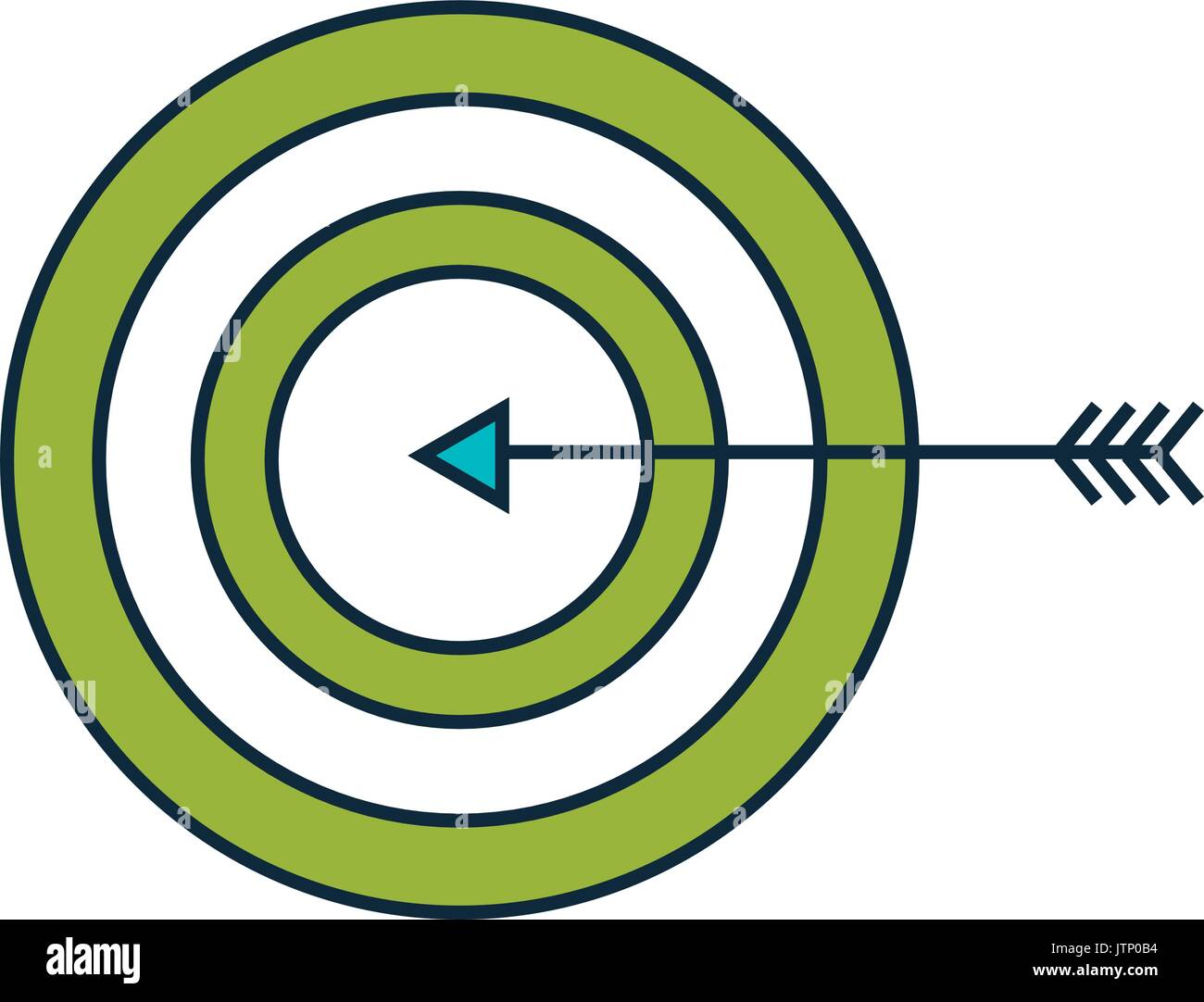 target with arrow icon Stock Vector Image & Art - Alamy