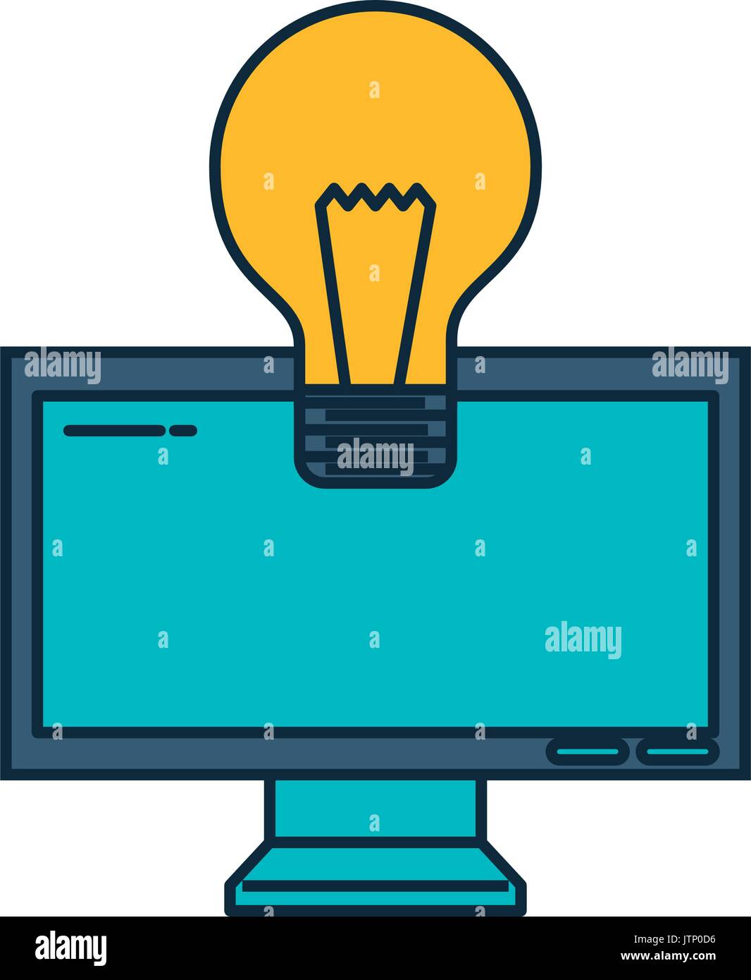 Light bulb keyboard Stock Vector Images - Alamy
