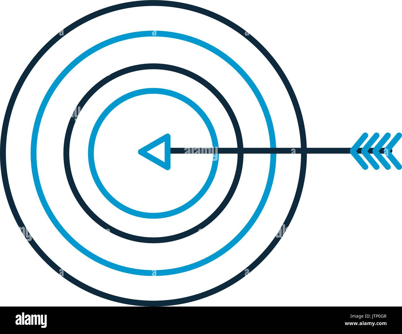 target with arrow icon Stock Vector Image & Art - Alamy