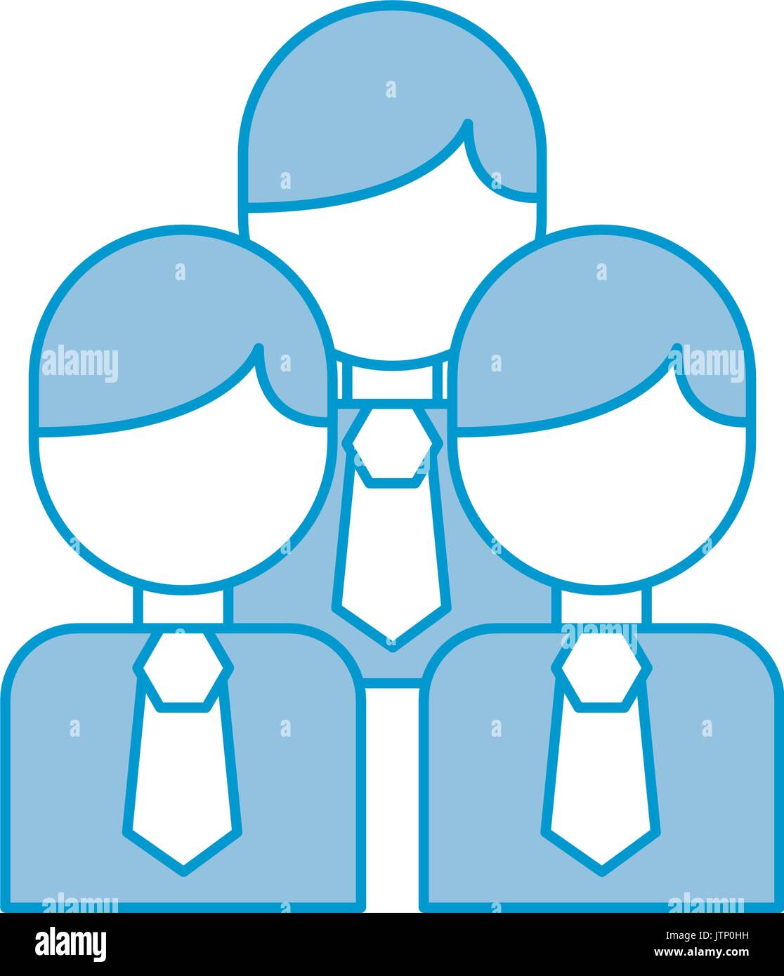 businesspeople teamwork isolated icon Stock Vector Image & Art - Alamy