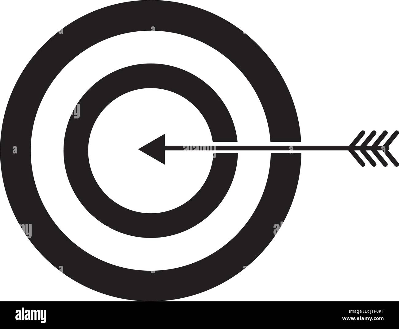 target with arrow icon Stock Vector Image & Art - Alamy