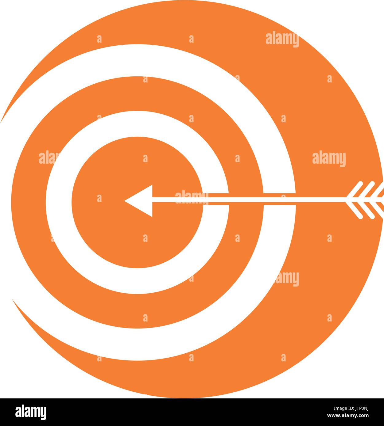 target with arrow icon Stock Vector Image & Art - Alamy