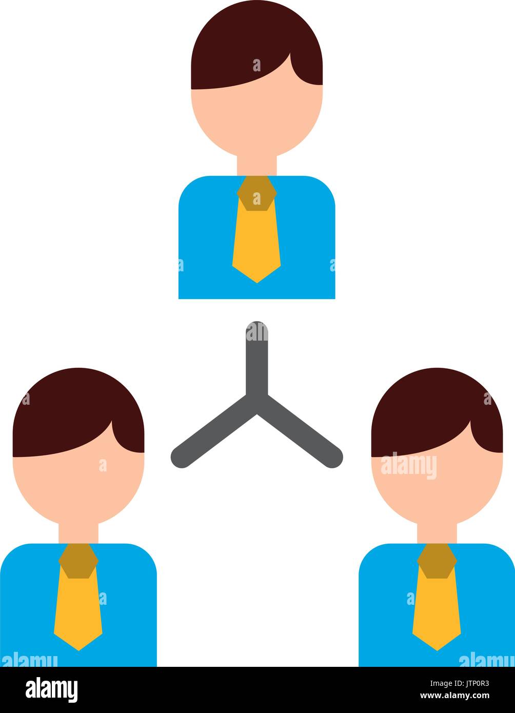businesspeople teamwork isolated icon Stock Vector Image & Art - Alamy