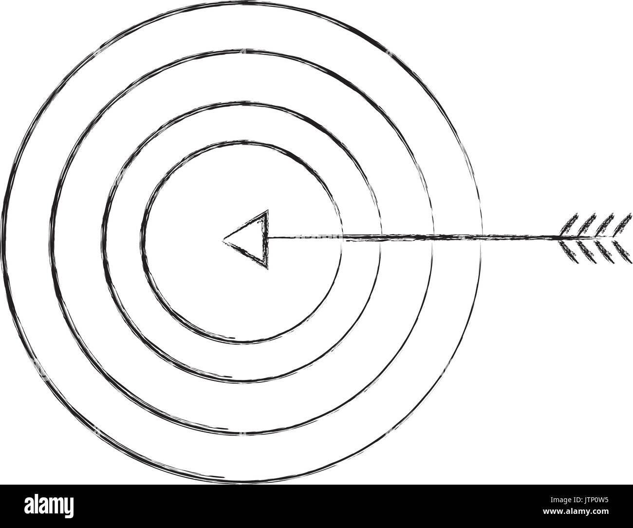 target with arrow icon Stock Vector Image & Art - Alamy