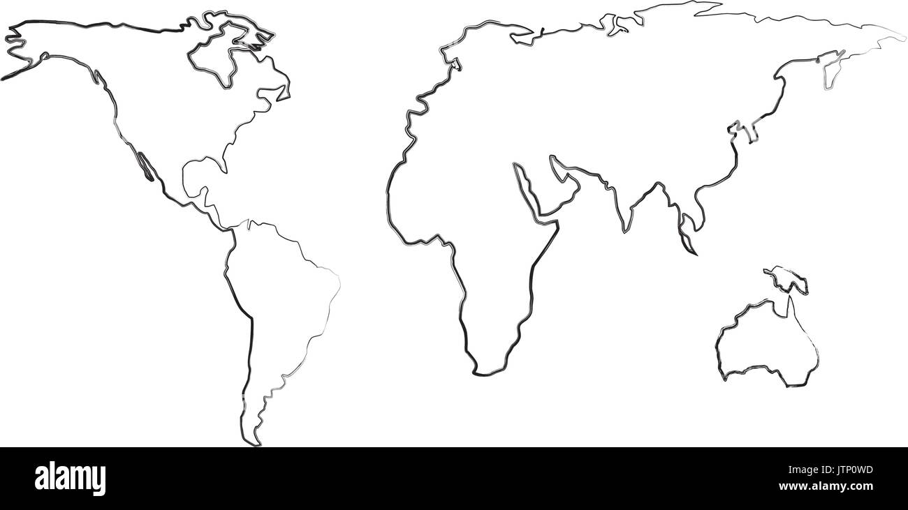 Flat earth maps Black and White Stock Photos & Images - Alamy
