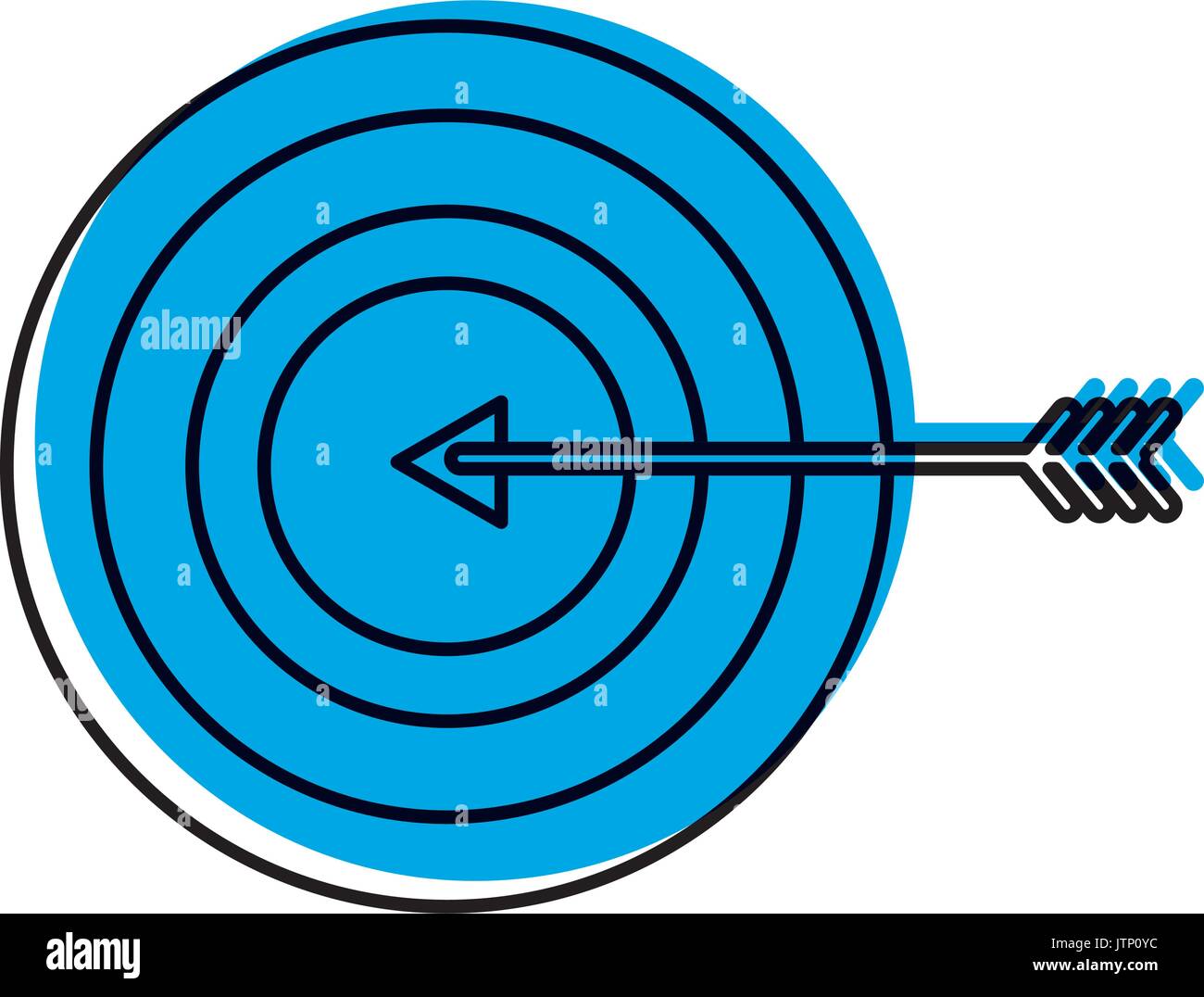 target with arrow icon Stock Vector Image & Art - Alamy