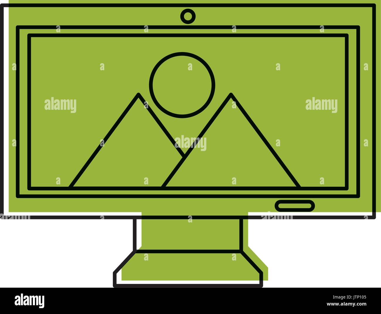 Tv mountains view Stock Vector Images - Alamy