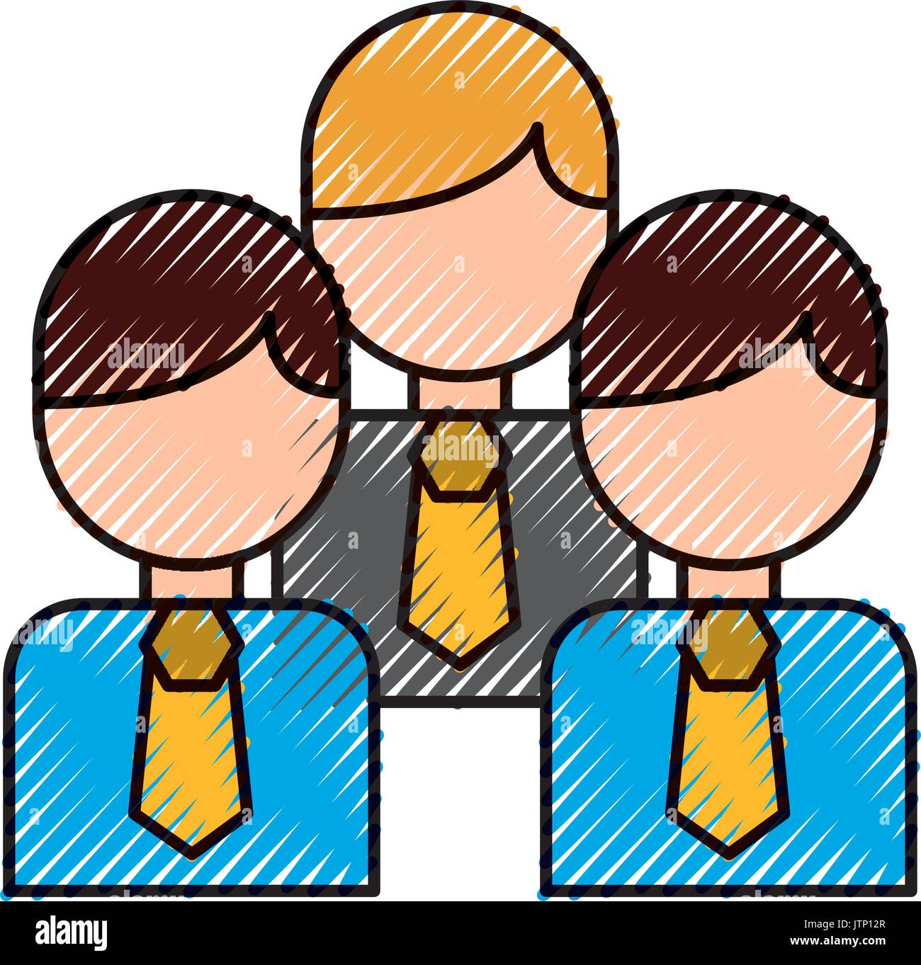 businesspeople teamwork isolated icon Stock Vector Image & Art - Alamy