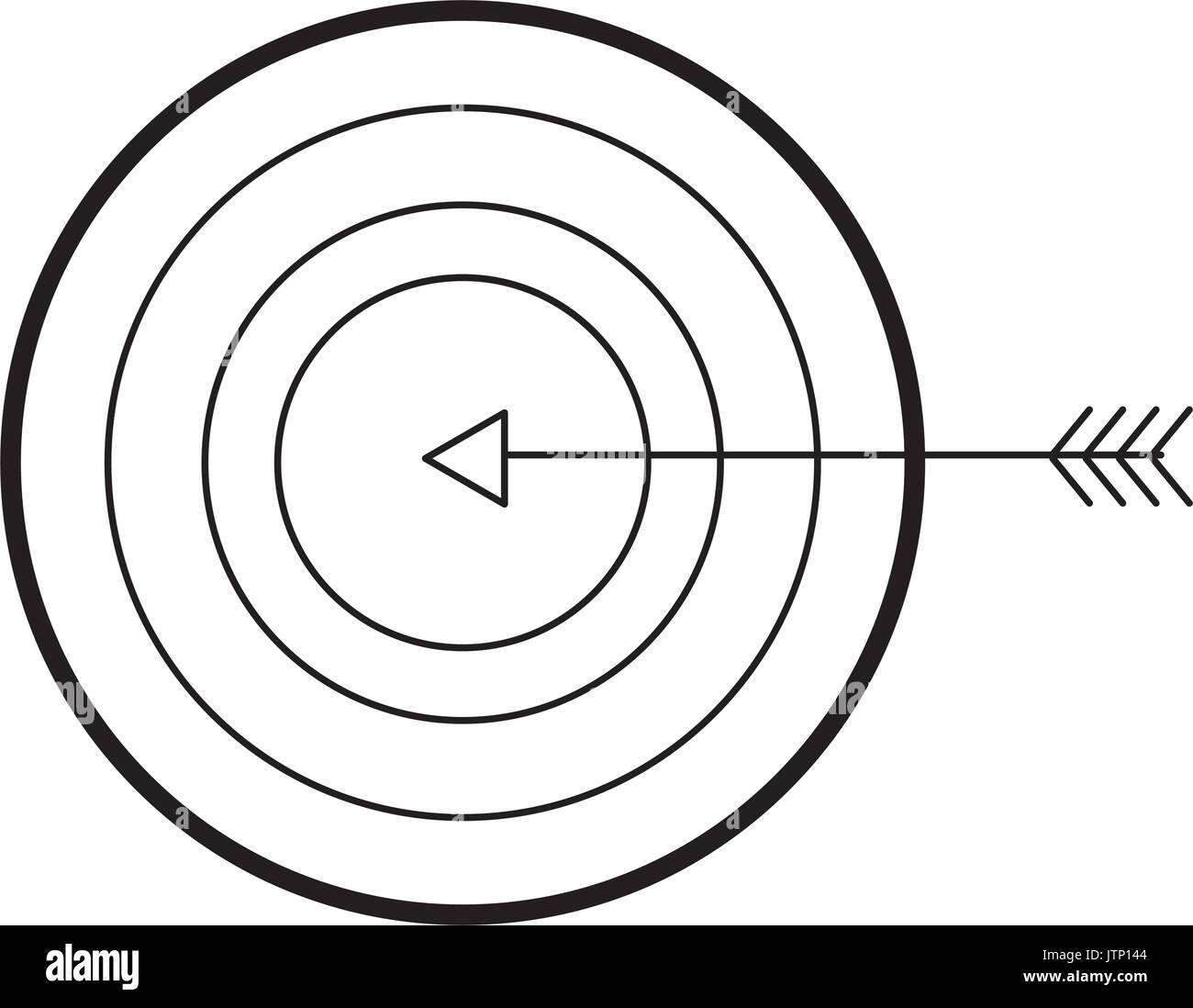 target with arrow icon Stock Vector Image & Art - Alamy