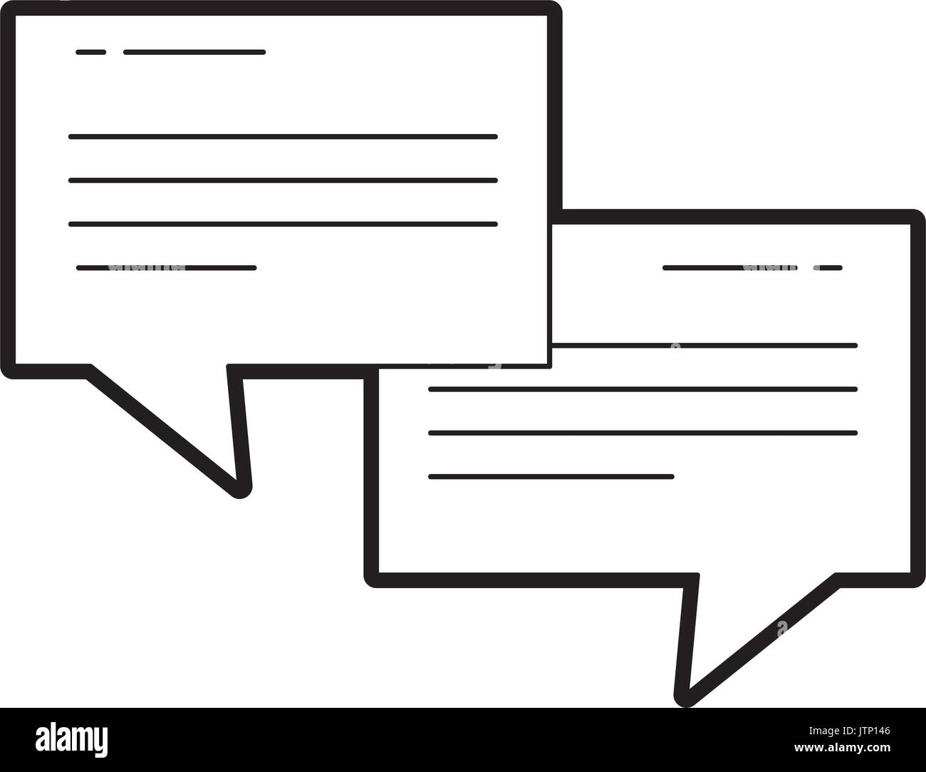 speech bubble message icon Stock Vector Image & Art - Alamy