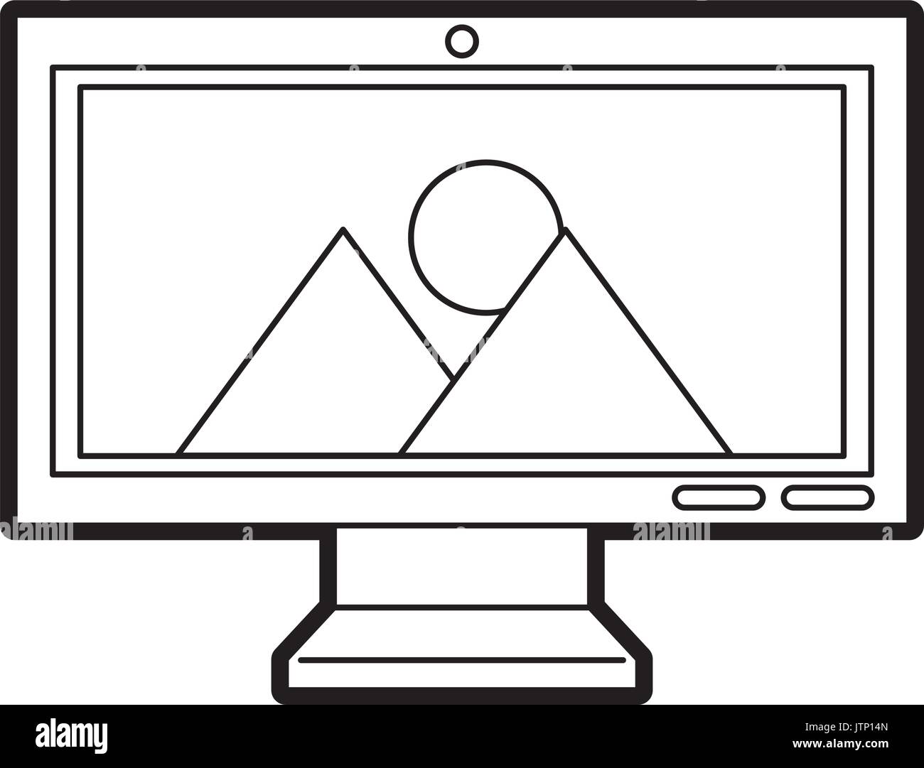 Tv mountains view Stock Vector Images - Alamy