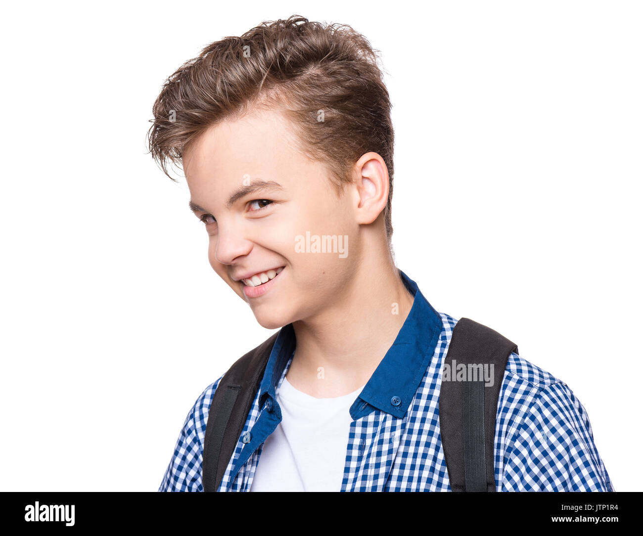 Teen boy student Stock Photo - Alamy