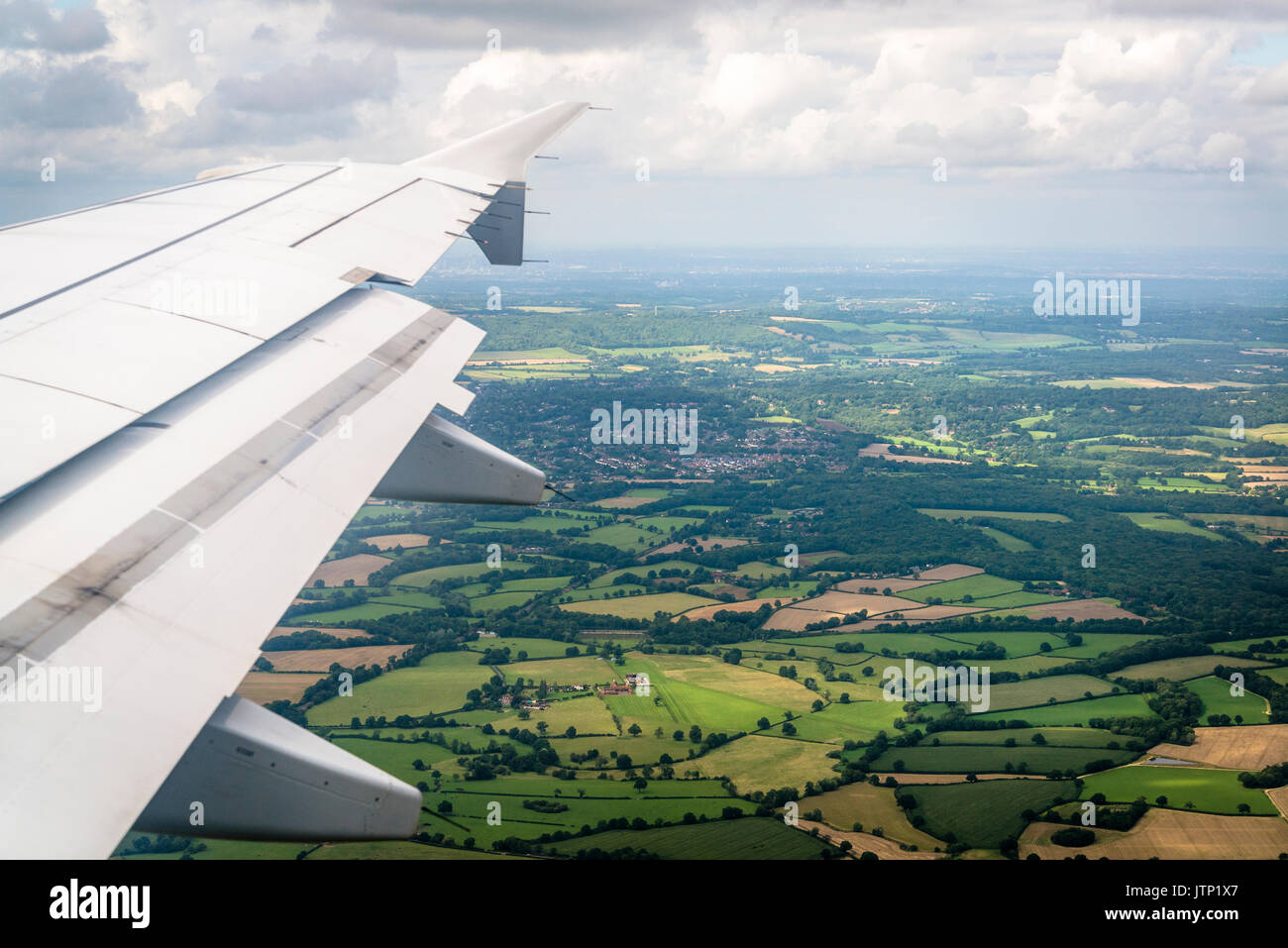 Aerial view of the Kent countryside, England, UK Stock Photo - Alamy