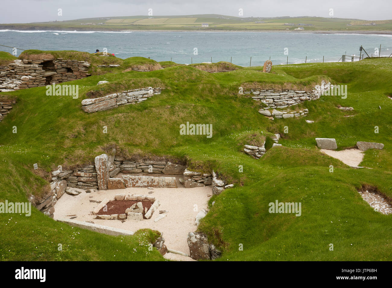 Scottish prehistoric site in Orkney. Skara Brae. Scotland Stock Photo ...