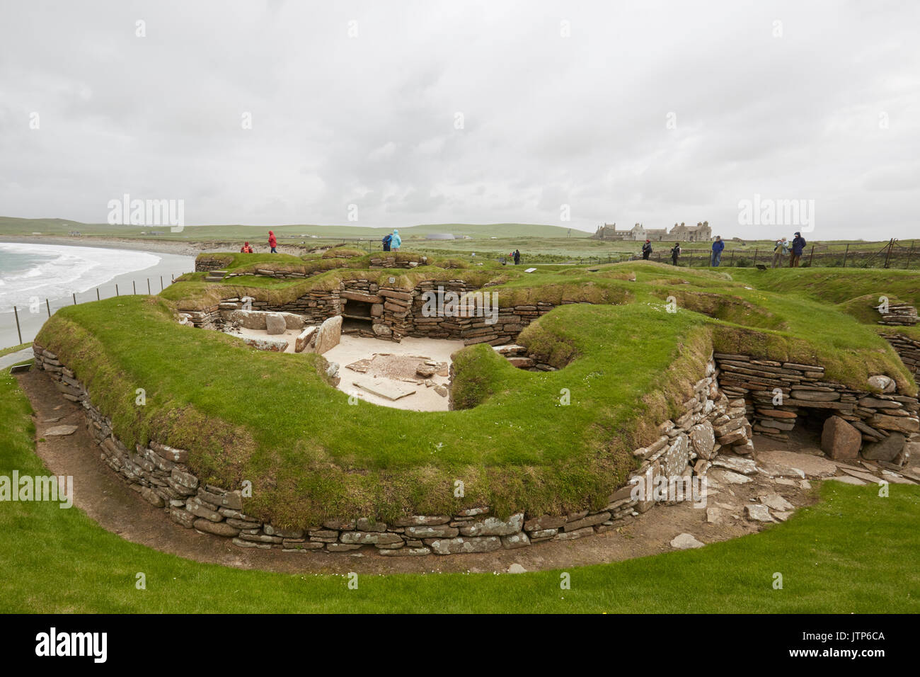Scottish prehistoric site in Orkney. Skara Brae. Scotland Stock Photo ...