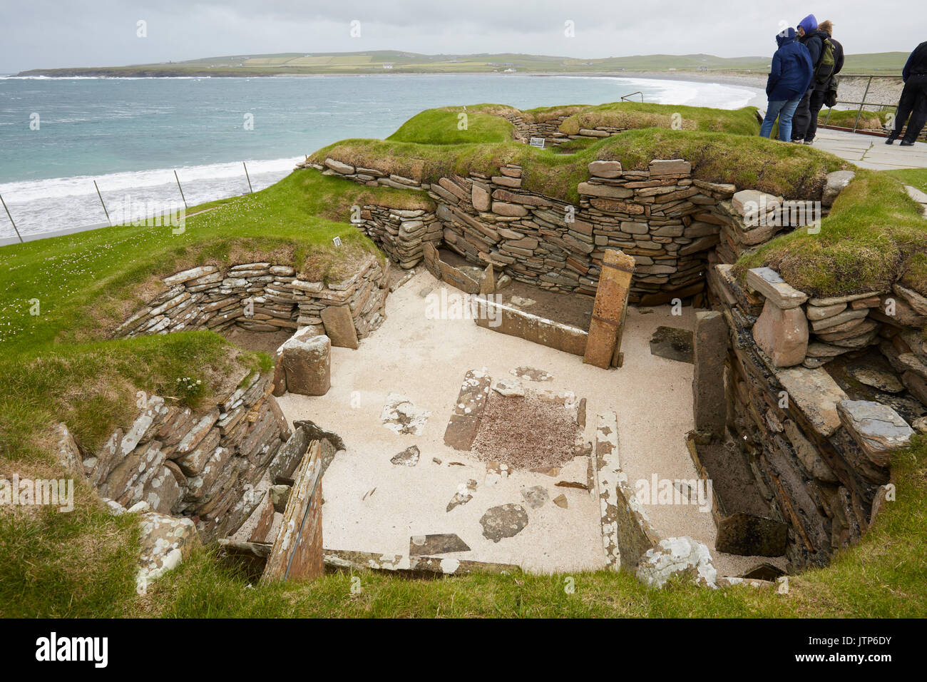 Scottish prehistoric site in Orkney. Skara Brae. Scotland Stock Photo ...