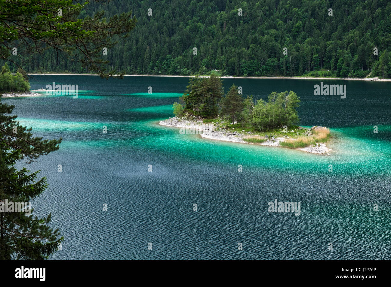 Lake eibsee in alps hi-res stock photography and images - Alamy