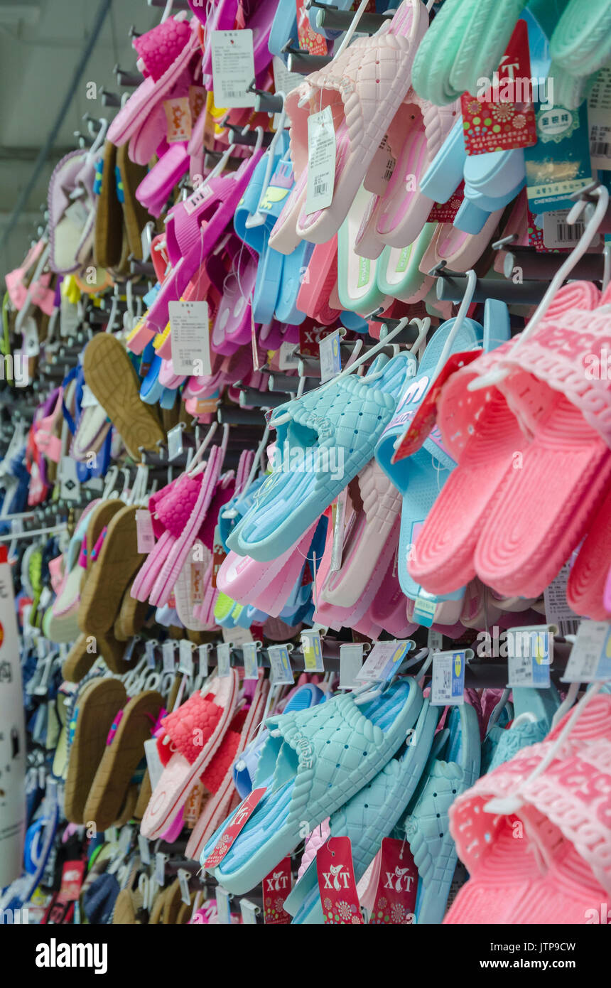 Plastic flip flops hi-res stock photography and images - Alamy