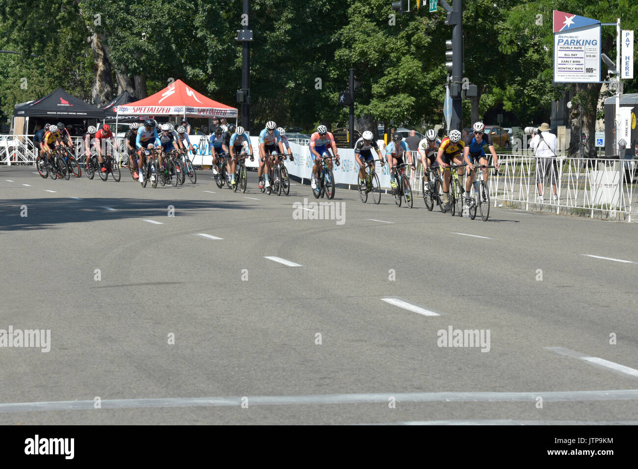 Twilight Criterium, Bicycle Race, Boise, Idaho, USA Stock Photo - Alamy