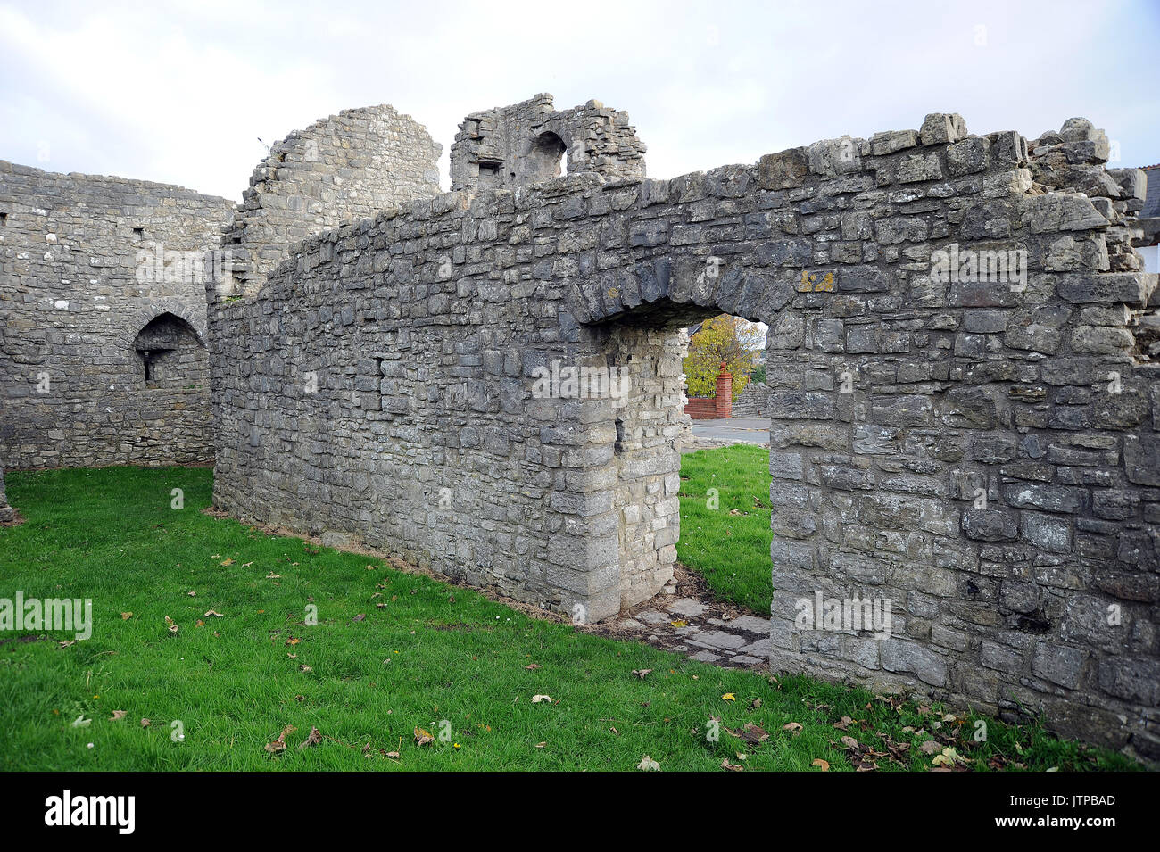 Barry Castle, Barry Stock Photo - Alamy