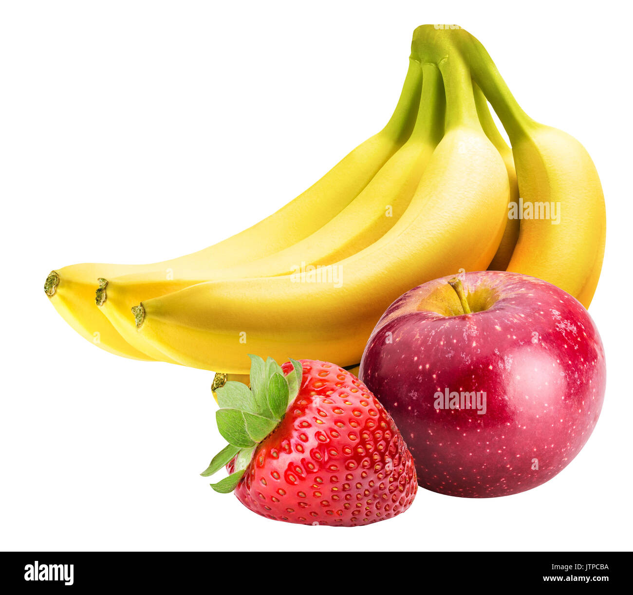 Set of fruit isolated on white background with clipping path Stock ...