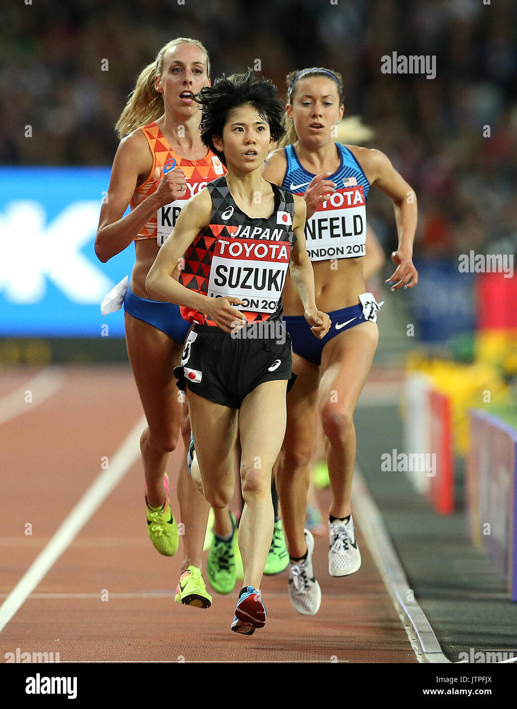 Japan's Ayuko Suzuki during the Women's 10,000m final, during day two ...
