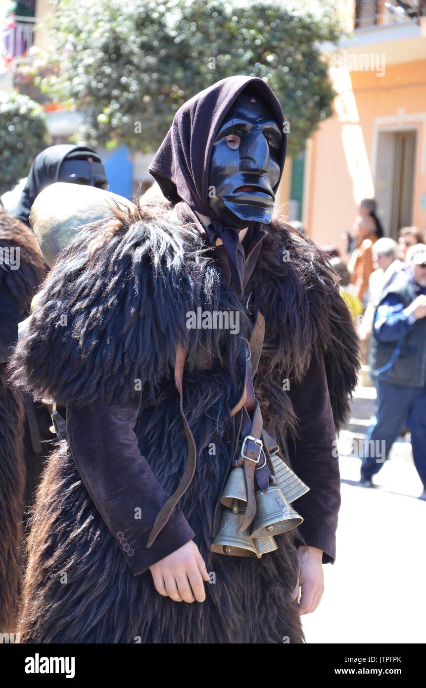 Traditional masks of Sardinia Stock Photo - Alamy