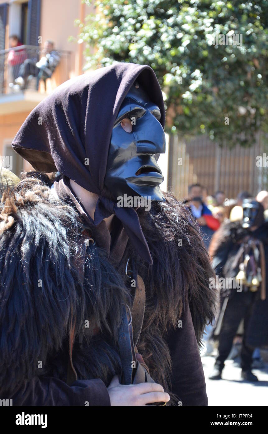 Traditional masks of Sardinia Stock Photo - Alamy