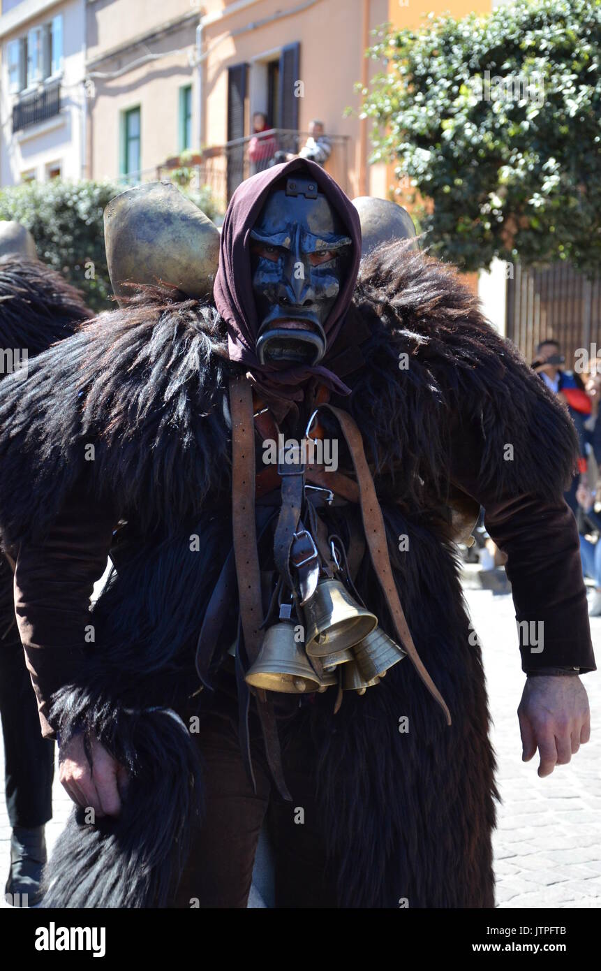 Traditional masks of Sardinia Stock Photo - Alamy