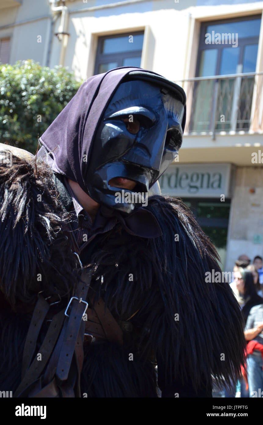 Traditional masks of Sardinia Stock Photo - Alamy