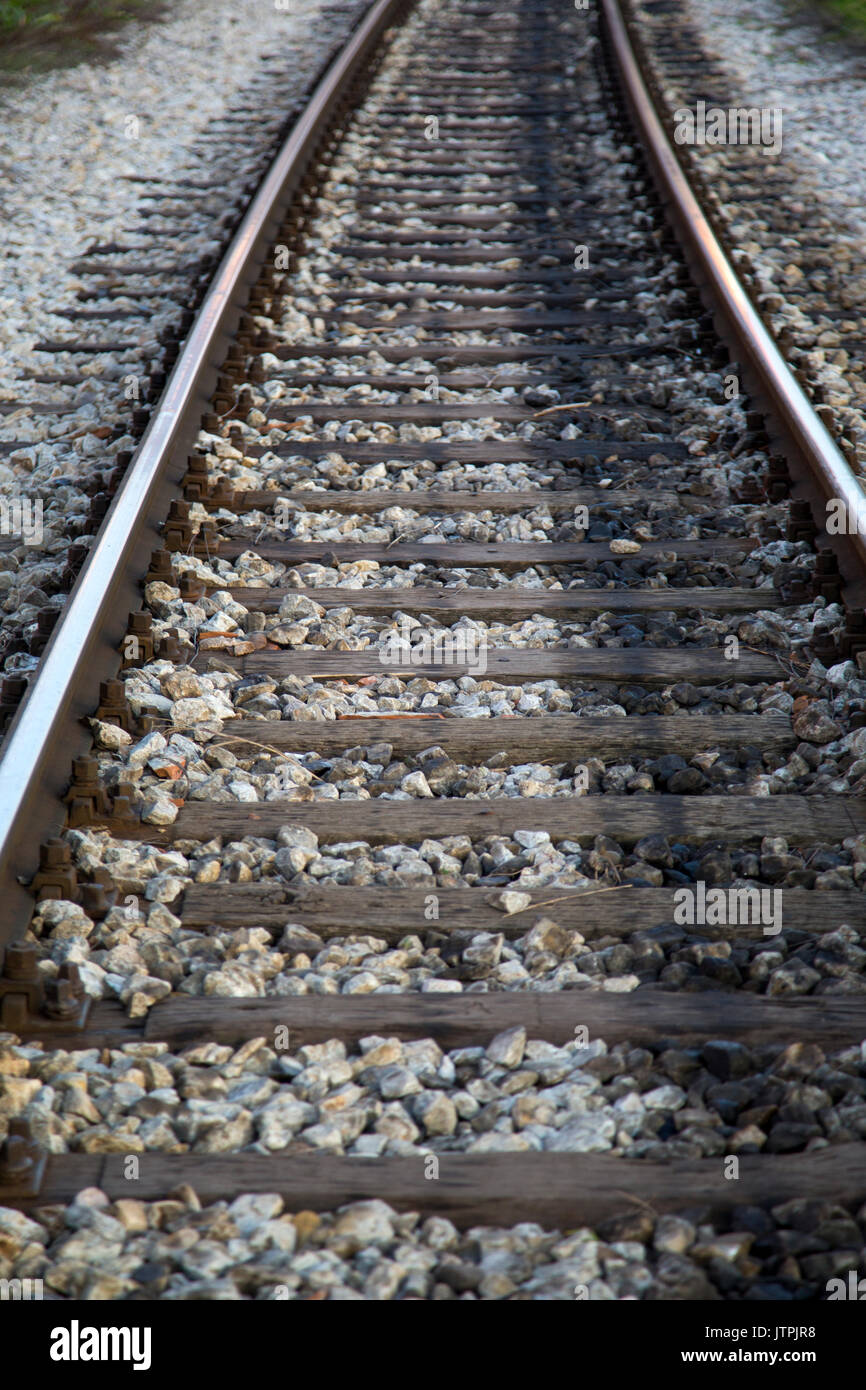 Old railroad tracks hi-res stock photography and images - Alamy