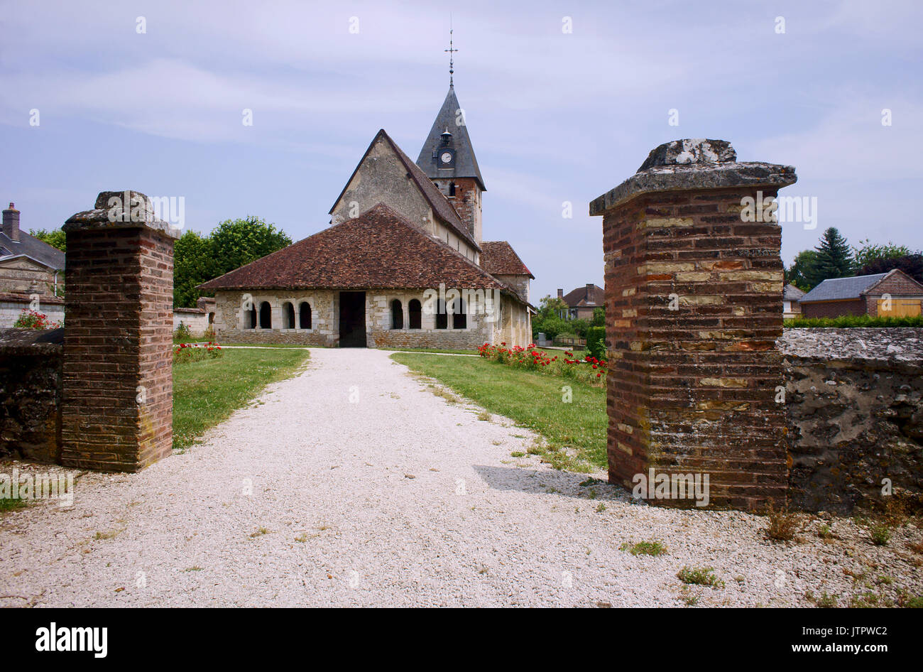 Medieval Chapel in Champagne, France Stock Photo - Alamy