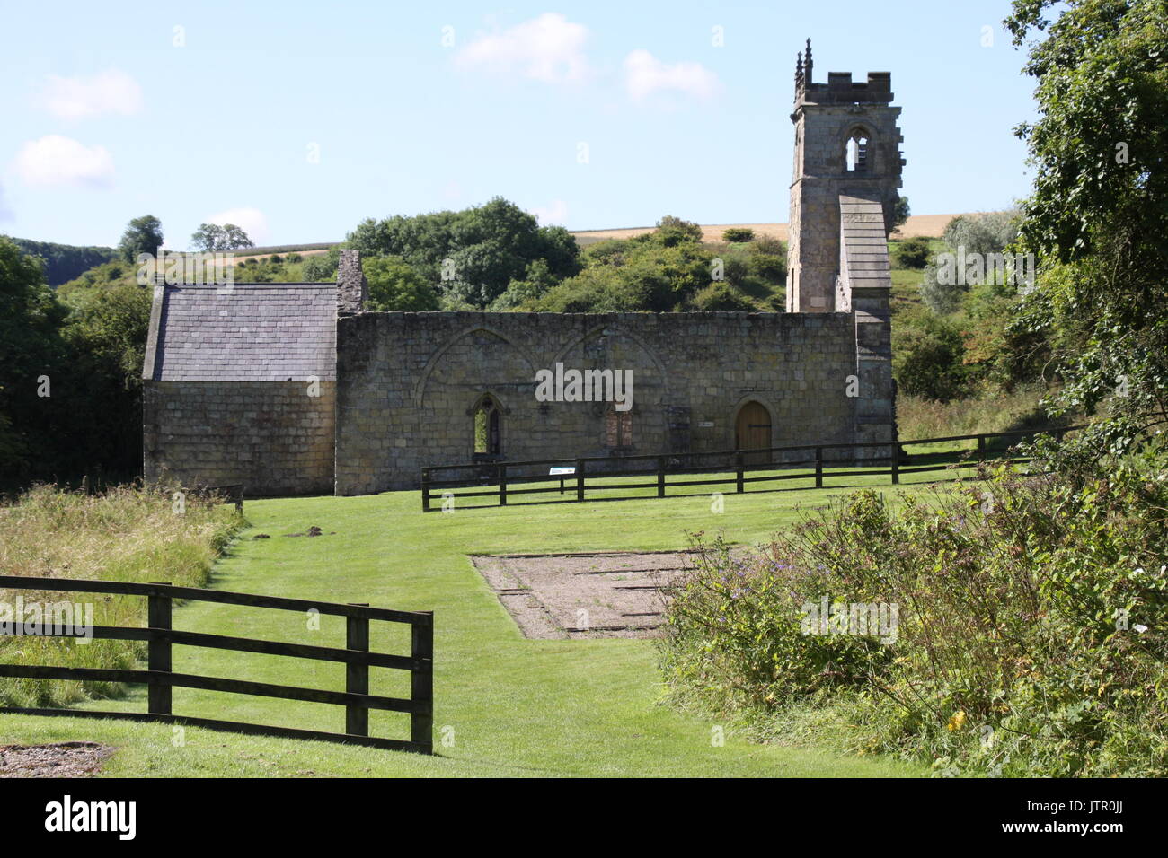Wharram percy deserted medieval village hi-res stock photography and ...