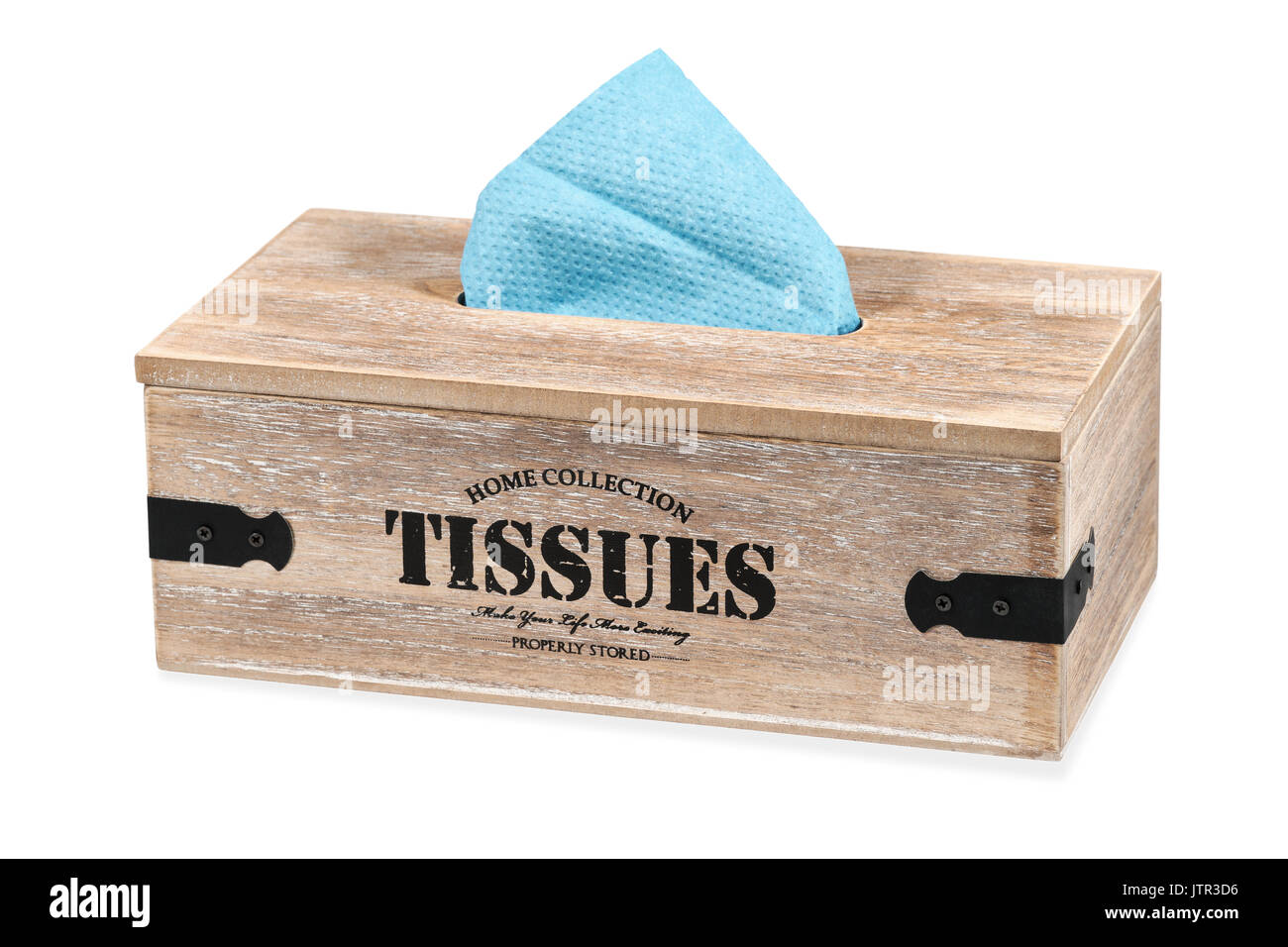 Wooden tissue box Cut Out Stock Images & Pictures - Alamy