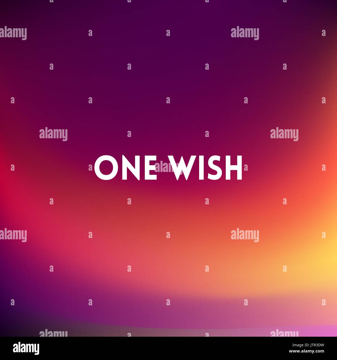 square blurred background - sunset colors With motivating quote Stock ...