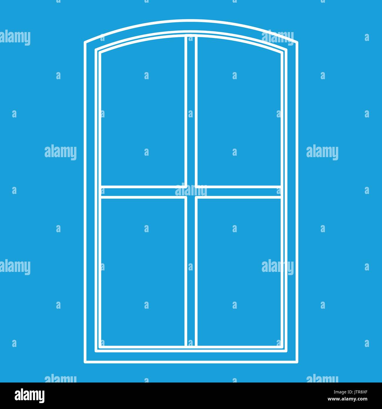 Wooden window icon outline Stock Vector Image & Art - Alamy