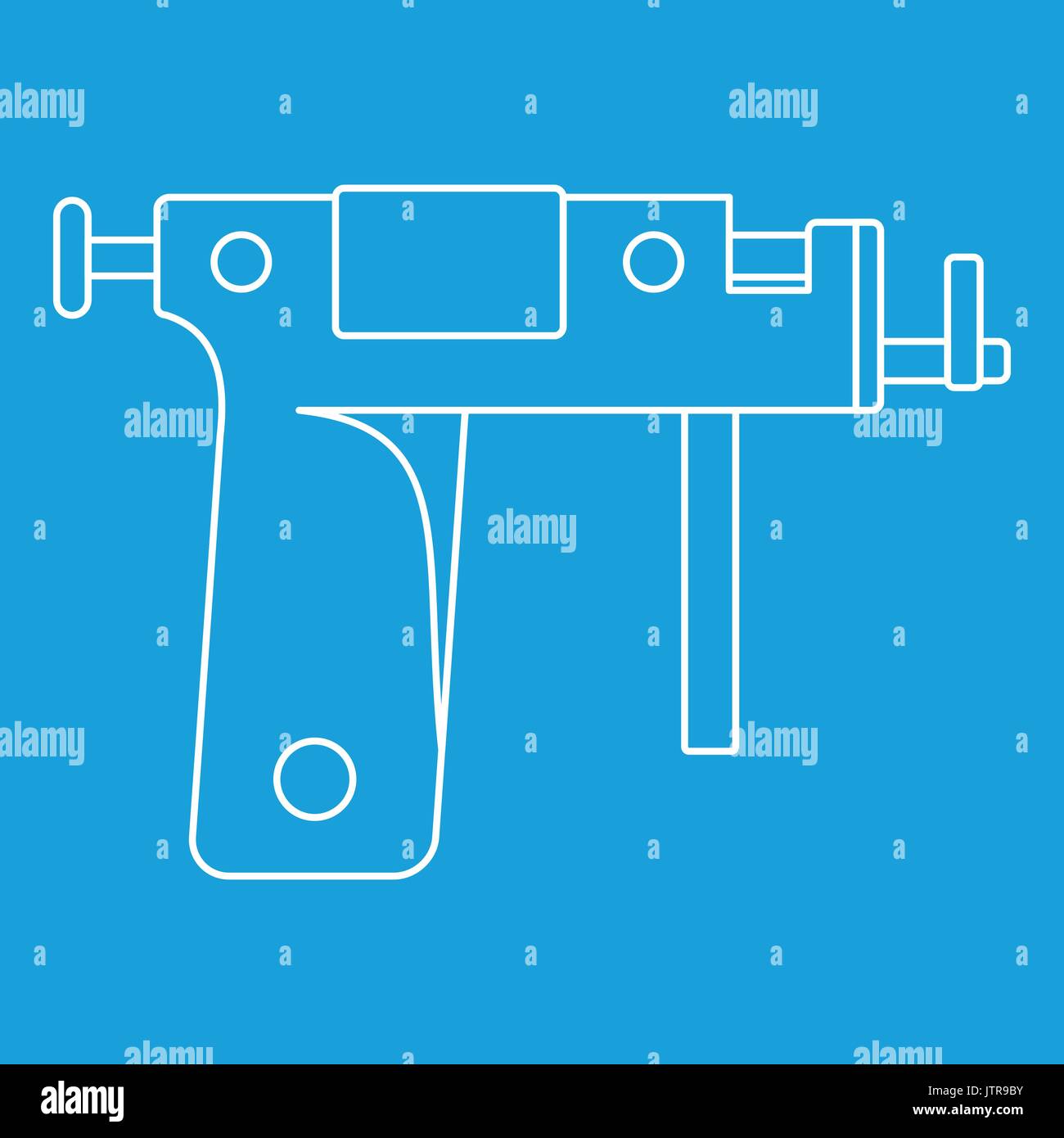 Piercing gun icon outline Stock Vector Image & Art - Alamy