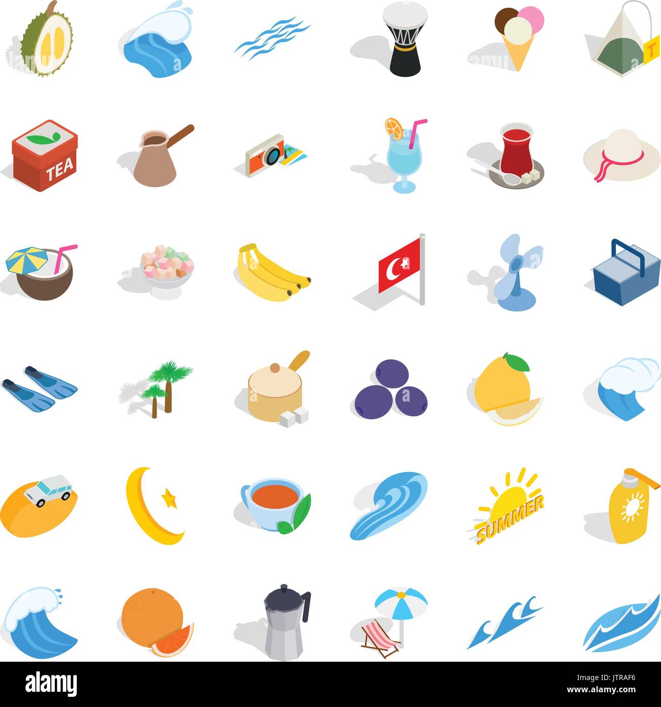 Isometric map flag east Cut Out Stock Images & Pictures - Alamy