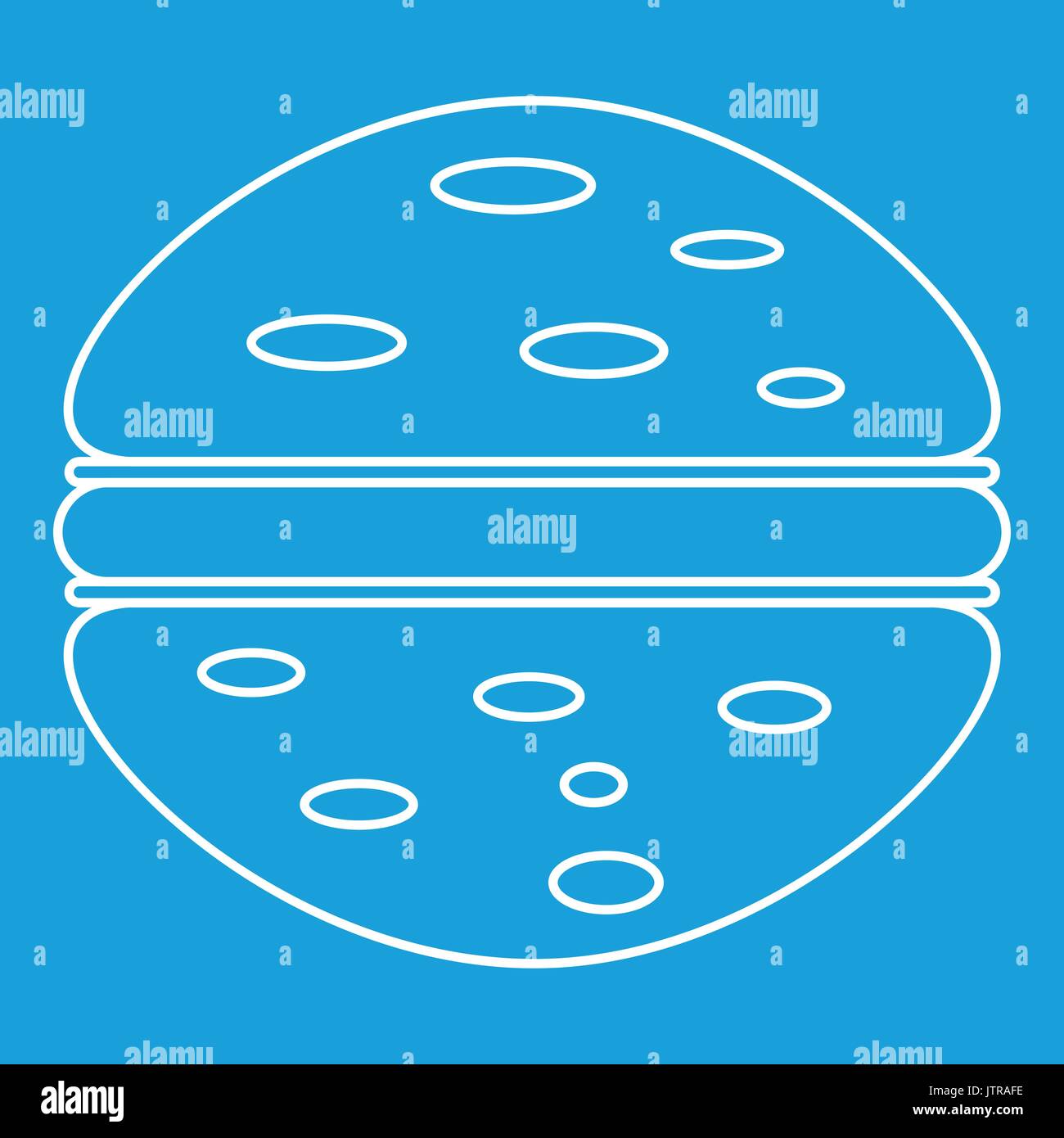 Burger icon outline Stock Vector Image & Art - Alamy