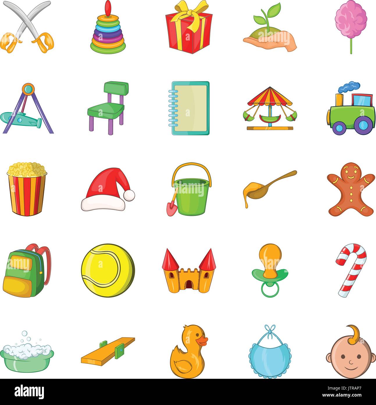 Apprentice icons set, cartoon style Stock Vector Image & Art - Alamy