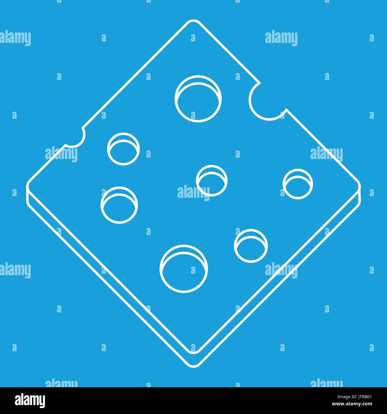 Vector outline sliced cheese circle Stock Vector Images - Alamy