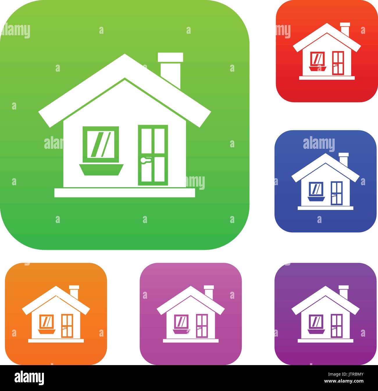 How to build a simple blue house hi-res stock photography and images ...