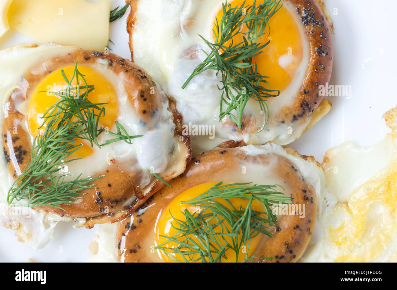 Two fried eggs three yolks hi-res stock photography and images - Alamy
