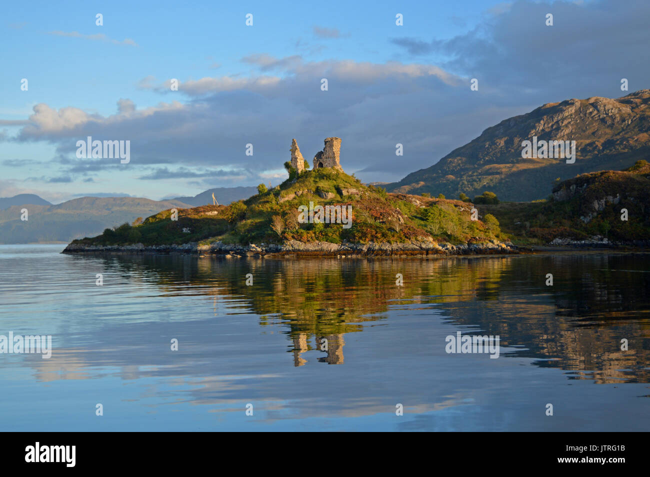 Caisteal Maol Kyleakin Isle of Skye Stock Photo - Alamy