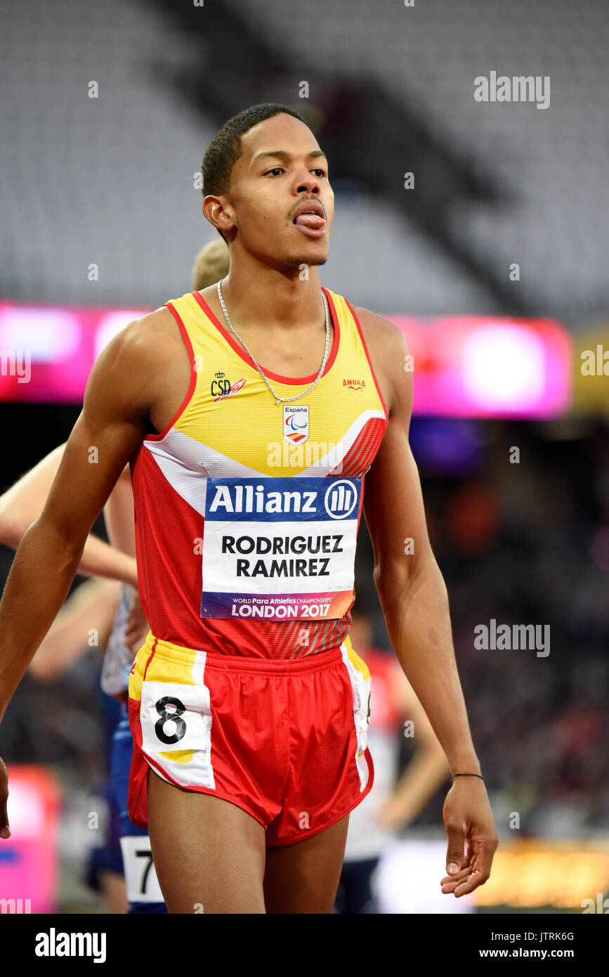 Deliber Rodriguez Ramirez competing in the T20 800m final in the World ...