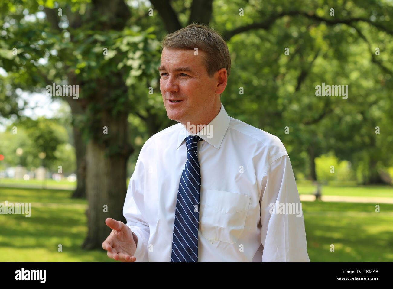 U.S. Senator Michael Bennet of Colorado during a Democratic event on ...