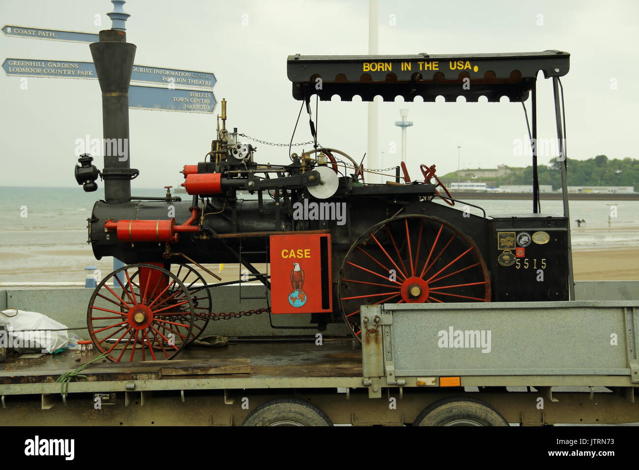 Steam traction engine,Weymouth,Dorset,UK Stock Photo - Alamy